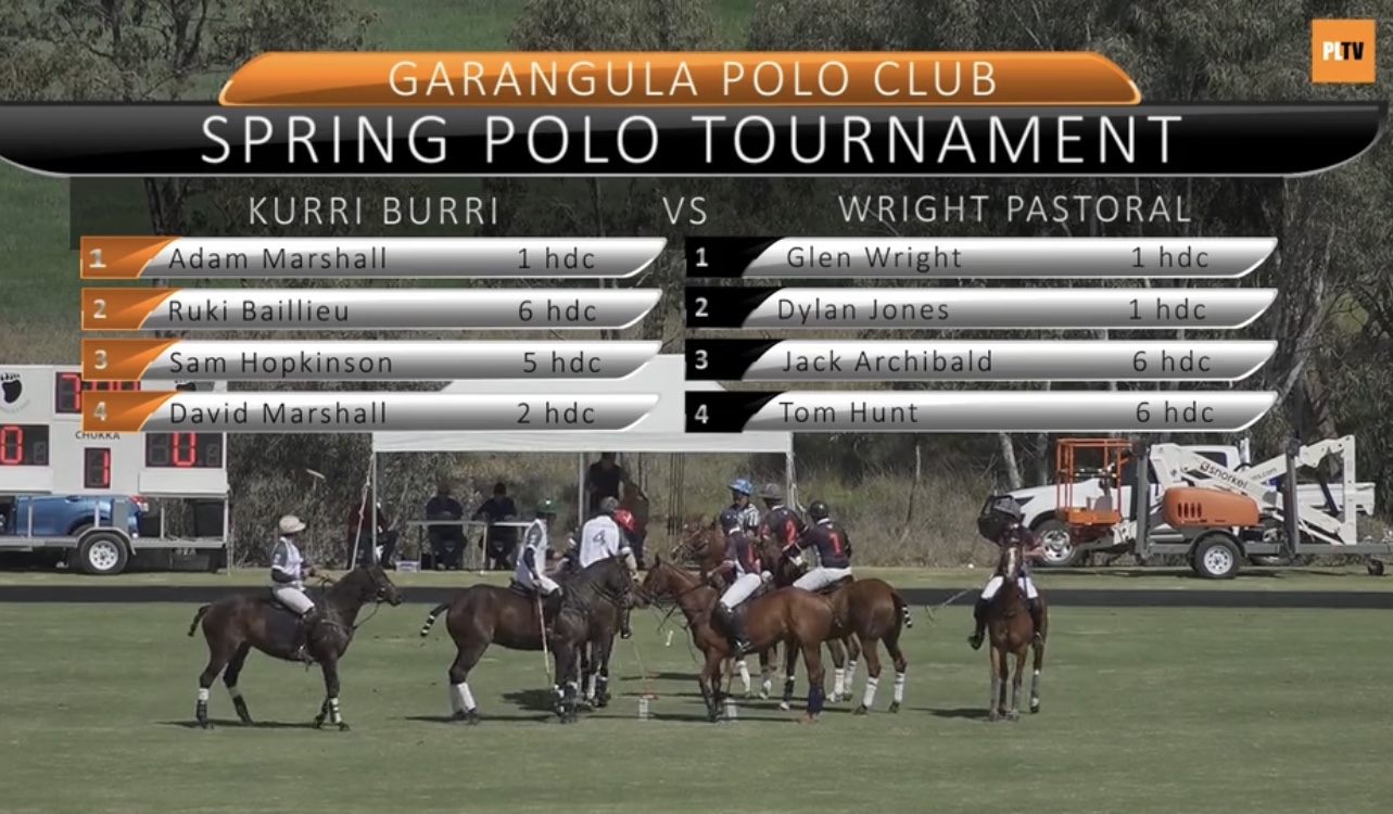 PoloLine.TV | Garangula Spring Tournament - Kurri Burri v Wright Pastoral