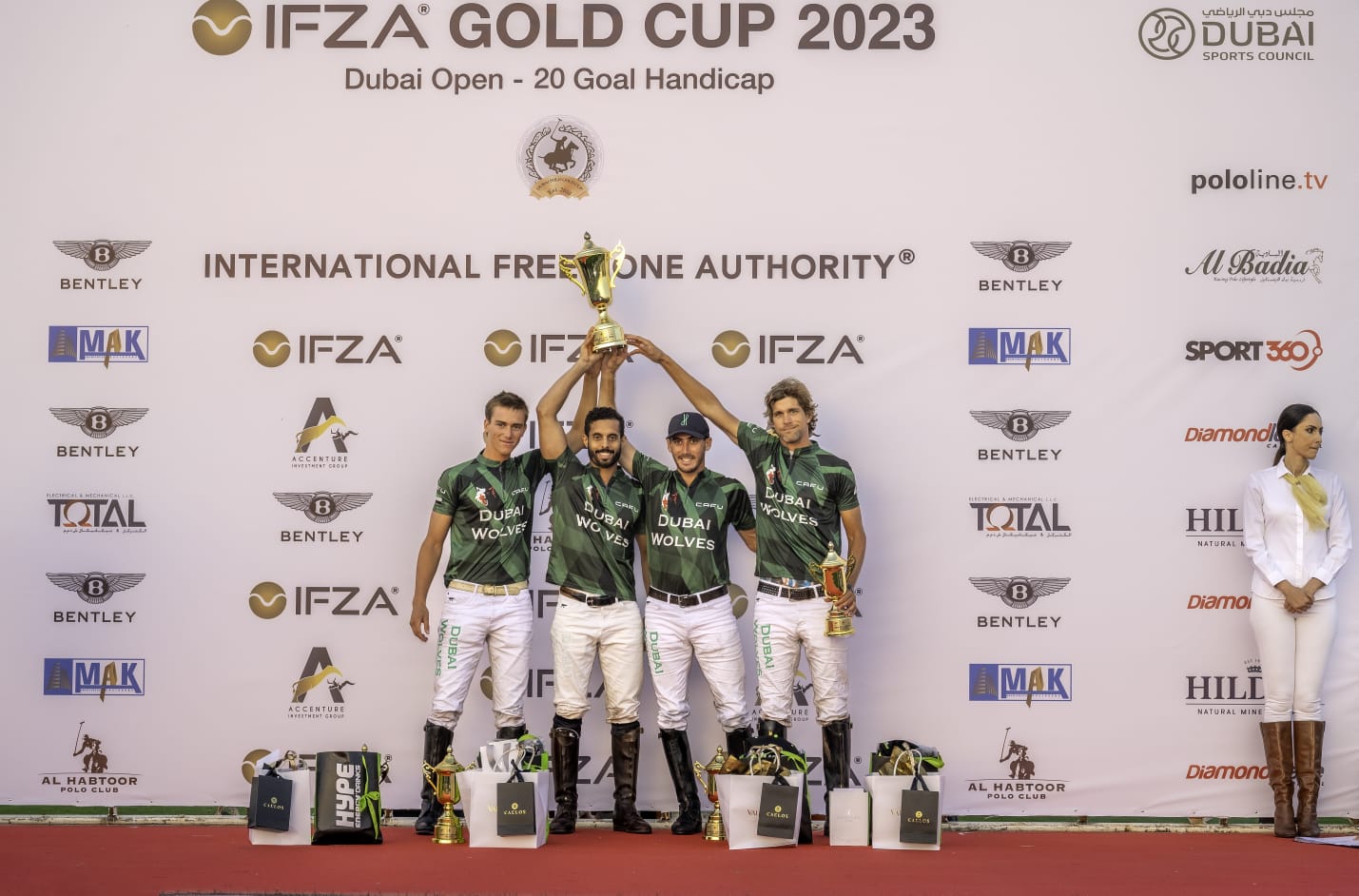 PoloLine.TV | IFZA Gold Cup - Subsidiary Final - Dubai Wolves vs Ghantoot